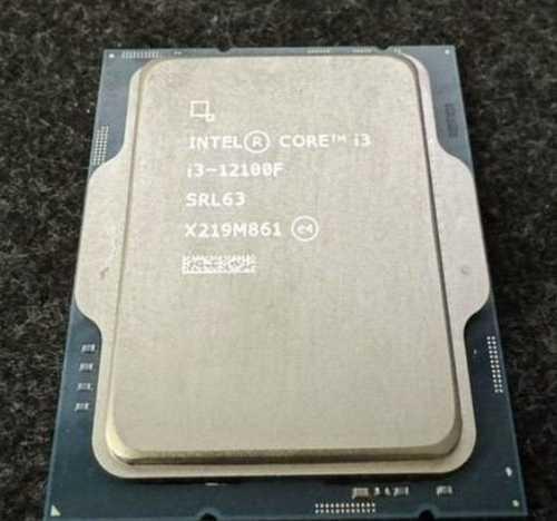 Процессор intel core i3 12100f