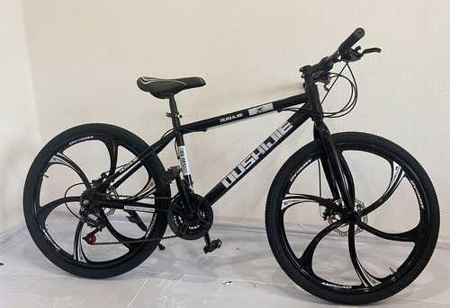Велосипед с литыми дисками Черный новый