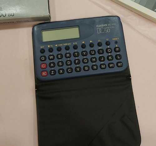 Casio DC-200,калькулятор  тел. книжка, Japan