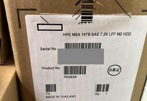 Жесткий диск HP 14TB 3.5 SAS R0Q62A P13252-001 MSA