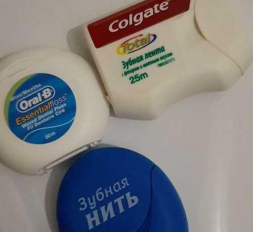 Зубная нить oral b colgate