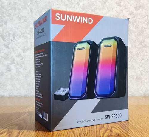 Колонки SunWind SP300, Sven 420 Bluetooth (новые)