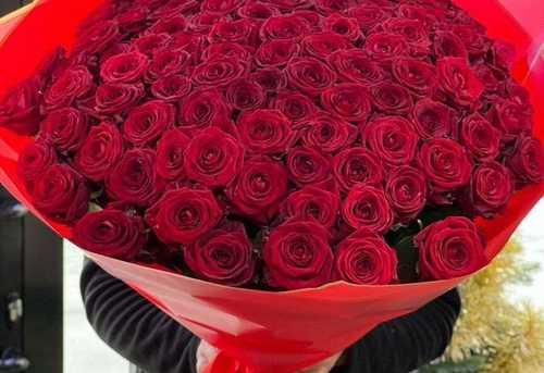 Цветы Розы Букет 25 роз Эквадор. Доставка