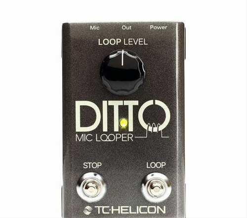 Напольная вокальная педаль TC helicon ditto MIC lo