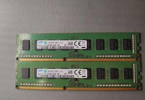 Samsung DDR3 4gb *2 оперативная память