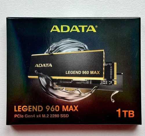 SSD M2 nvme Adata Legend 960 Max 1TB гарантия Сити