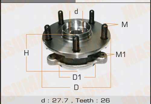 Ступичный узел Masuma MW-11002