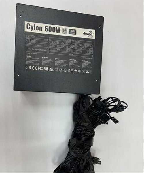 Блок питания AeroCool Cylon 600W