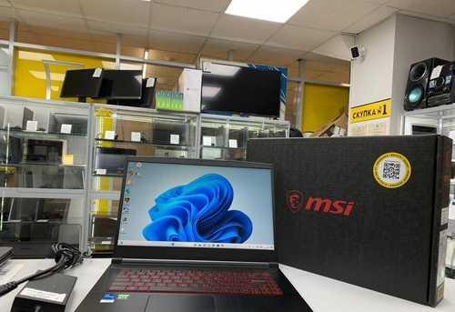 Ноутбук MSI Core i5-11 6 ядер/ RTX 3050 Ti/ SSD