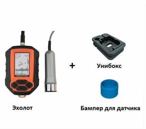 Эхолот "Практик 6М"+унибокс+бампер В подарок