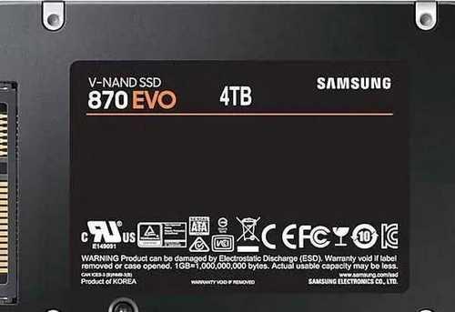 SSD Samsung 870 evo 4TB