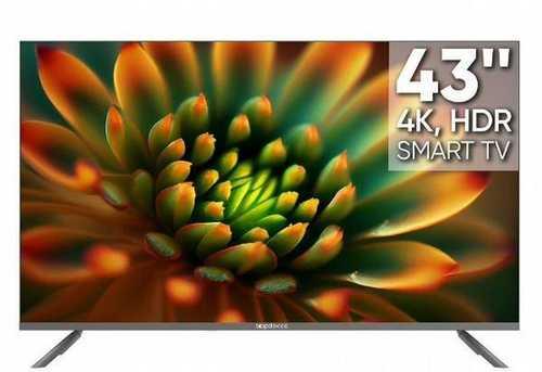 Телевизор ЖК 43" Topdevice tdtv43BS06U ML серый