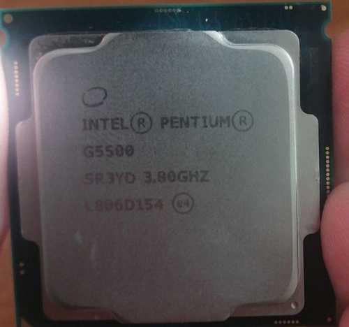 Процессор intel pentium gold g5500