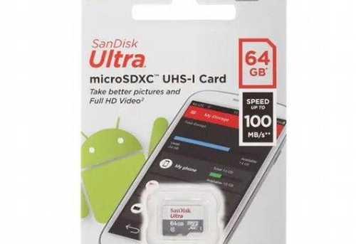 Карта памяти Micro SecureDigital 64Gb #336105