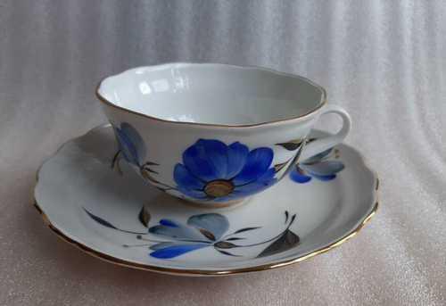 Лфз чайная пара Синие цветы