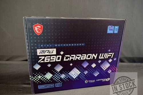 MSI MPG Z690 carbon wifi LGA1700 DDR5, новая