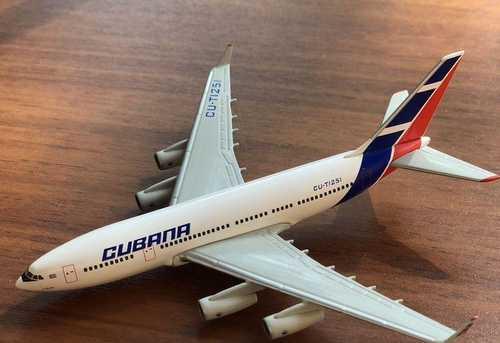 Модель самолета Herpa Cubana ил-96-300