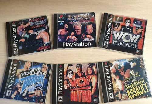 ECW WCW WWF SmackDown ps1 ps2 Playstation ps one