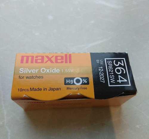 Батарейки Maxell 364 sr621sw