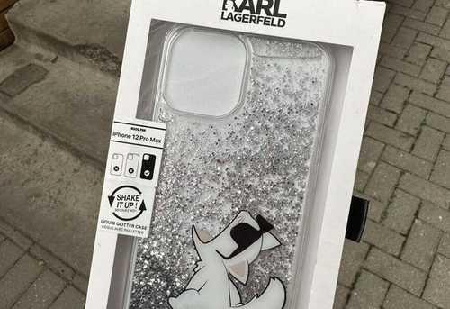 Чезол на iPhone 12 pro max Karl Lagerfeld