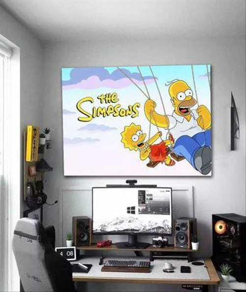 Картины Симпсоны The Simpsons на холсте