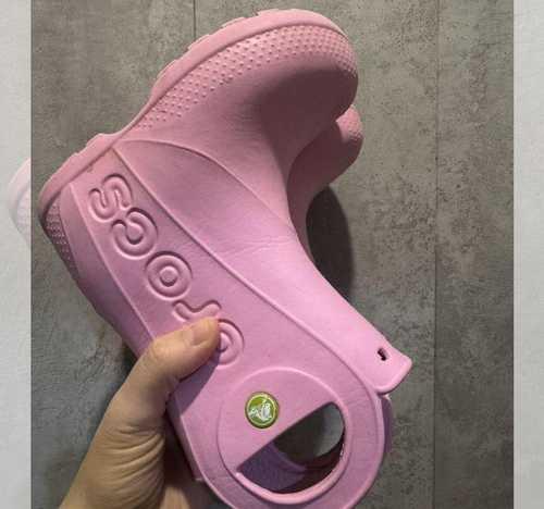 Crocs сапоги для девочки c10