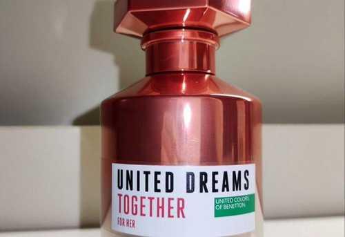 Туалетная вода united dreams together FOR HER 80ml