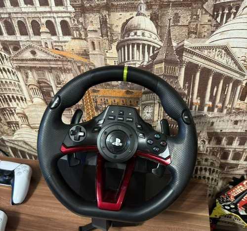 Руль hori racing wheel apex ps4