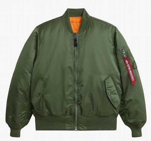 Бомбер alpha industries ma 1 зеленый