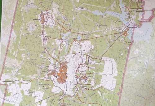 Комплект карт охотника Асбестовского округа