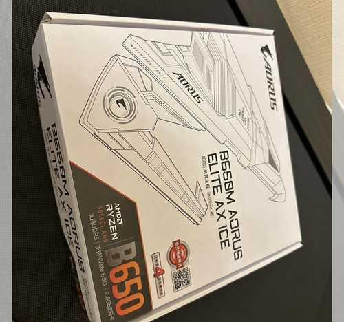 Материнская плата aorus b650 elite ax ice