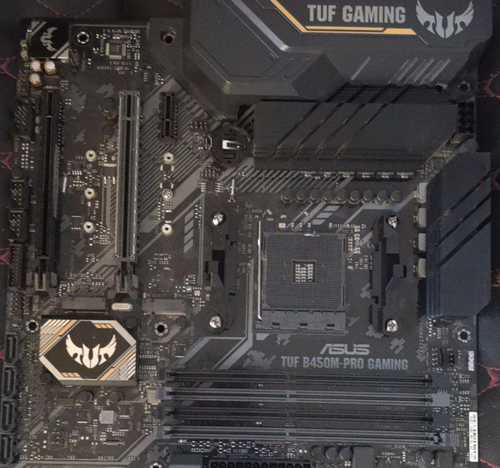 Материнская плата Asus tuf b450m pro gaming