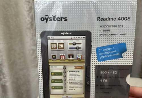 Электронная книга Oysters Readme 400 S