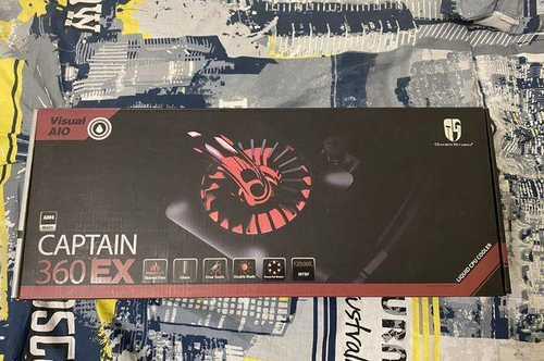 Водяное охл процессора Deepcool Captain 360 EX red