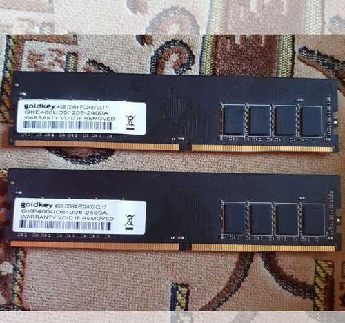 Оперативная память ddr4 8gb (4х2) 2400 hz dimm