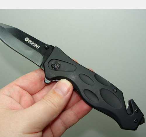 Нож Cкладной Boker Черный