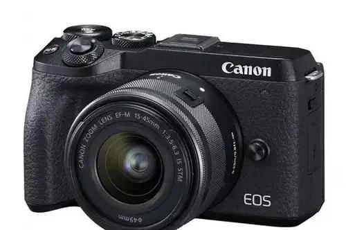 Canon EOS M6 Mark II kit 15-45mm новый в упаковке