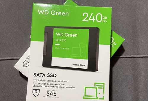 Новый SSD SATA WD Green 240 GB