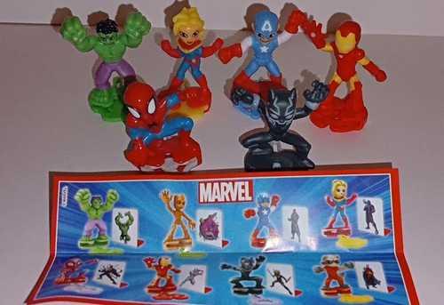 Киндер игрушки marvel Марвел