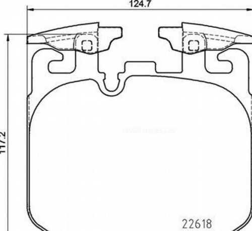 Brembo P 06 106 Колодки тормозные дисковые перед