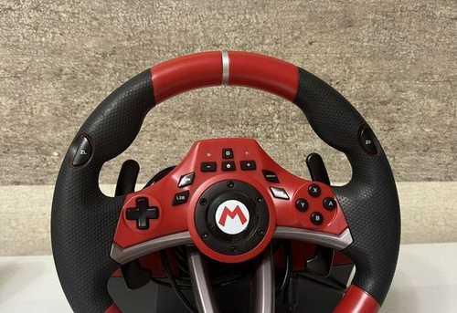 Руль с педалями hori Mario Kart pro