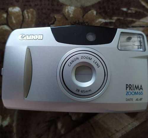 Пленочный фотоаппарат canon prima zoom 65