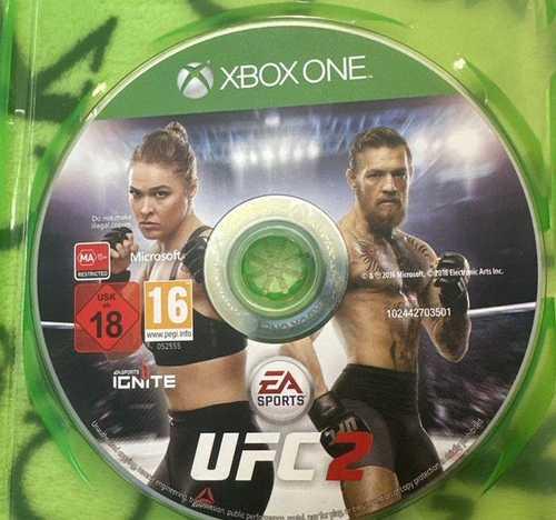 Ufc 2 xbox one диск