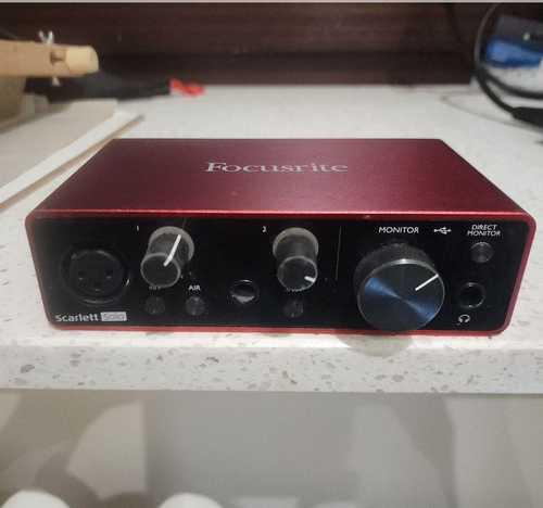 Звуковая карта focusrite scarlett solo 3rd gen