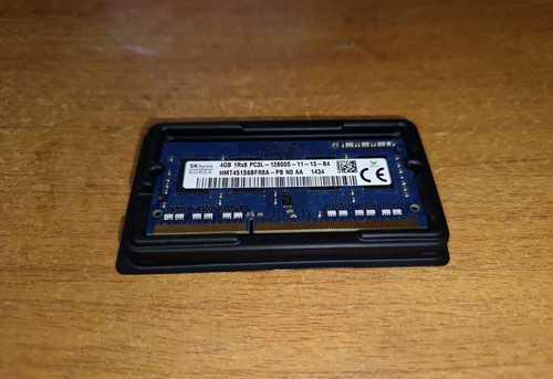 Оперативная память 4GB 1Rx8 PC3L-12800S-11