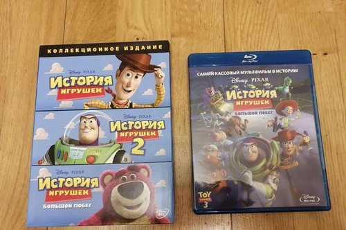 Коллекционное издание История игрушек 3DVD+BluRay