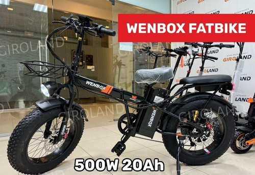 Электровелосипед фетбайк Wenbox