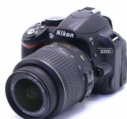 Nikon D3100 kit (пробег 1950 кадров)