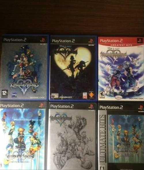 Kingdom Hearts все игры для PS2