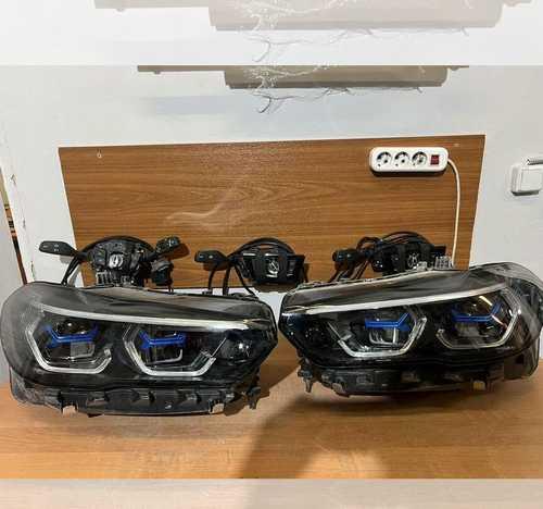 Передние фары bmw X5 G05 черные